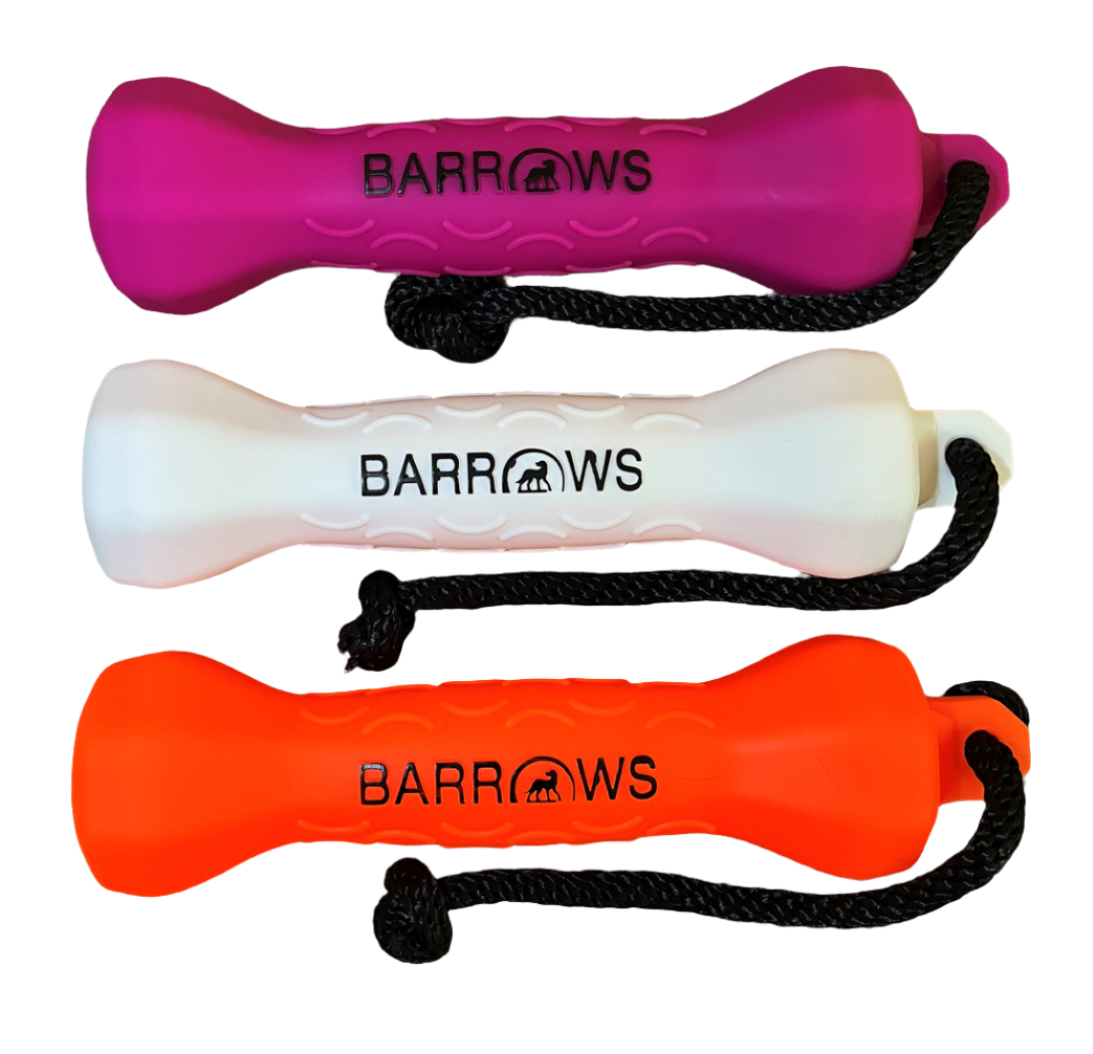 Barrows Outdoor Pink Dog Training Bumper - Durable & Highly Visible